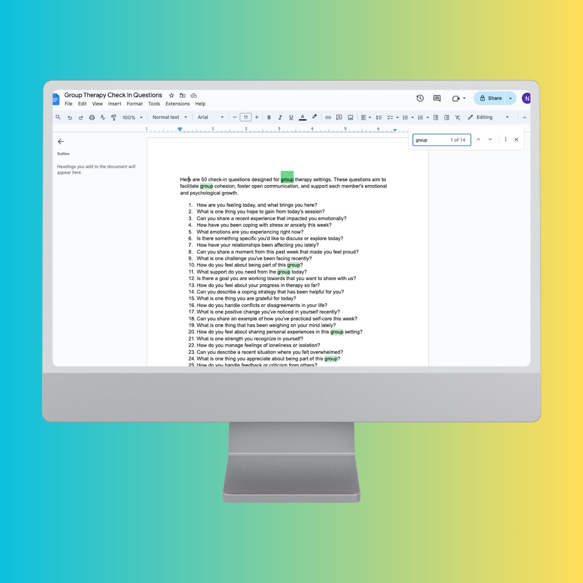 Group Therapy Check in Questions Counseling Tools Therapist Mental ...