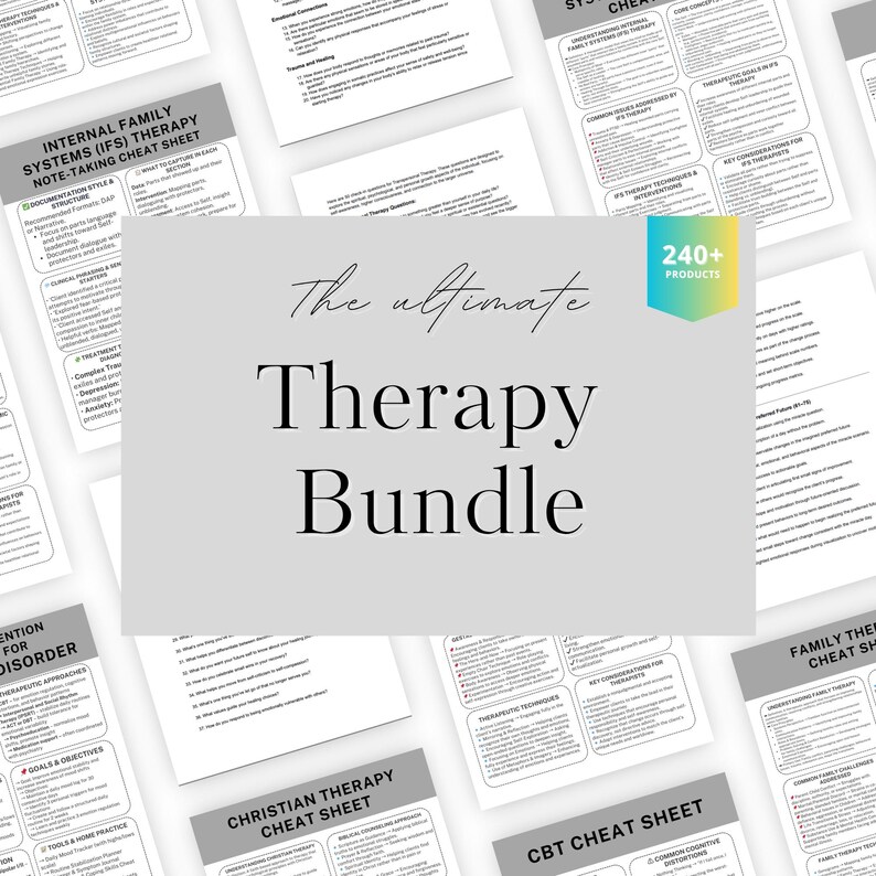 Whole Shop Bundle Therapy Tools Counseling Resources Therapist Toolkit ...
