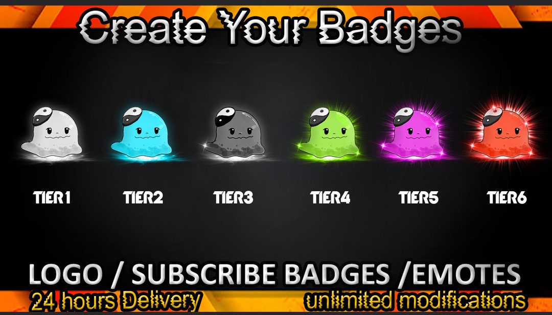 Mask Twitch Sub Badges / Mask Twitch Emotes/ Mask Badges for Streamers ...