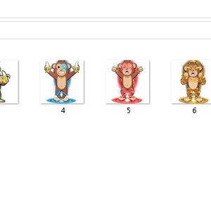 Monkey Twitch Sub Badges / Monkey Twitch Emotes/ Monkey Badges for ...