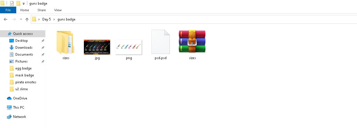 Guns Twitch Sub Badges / Guns Twitch Emotes/ Guns Badges for Streamers ...