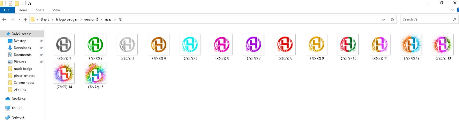 H Twitch Sub Badges / H Twitch Emotes/ H Badges for Streamers / H ...