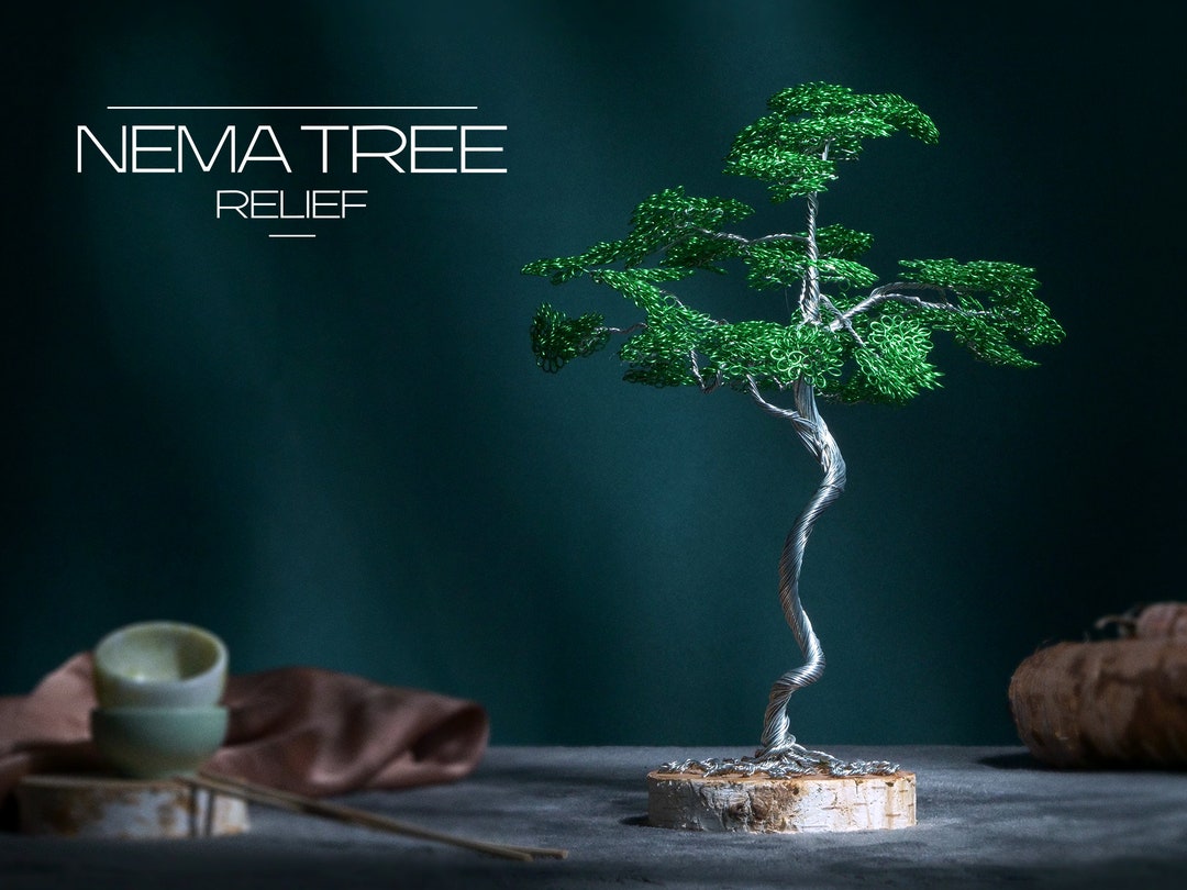 Japanese Wire Bonsai Sculpture, Unique Home Decor Art, Metal Tree ...
