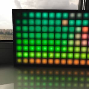 27” Led Screen With Live Animations and Running Line - Etsy