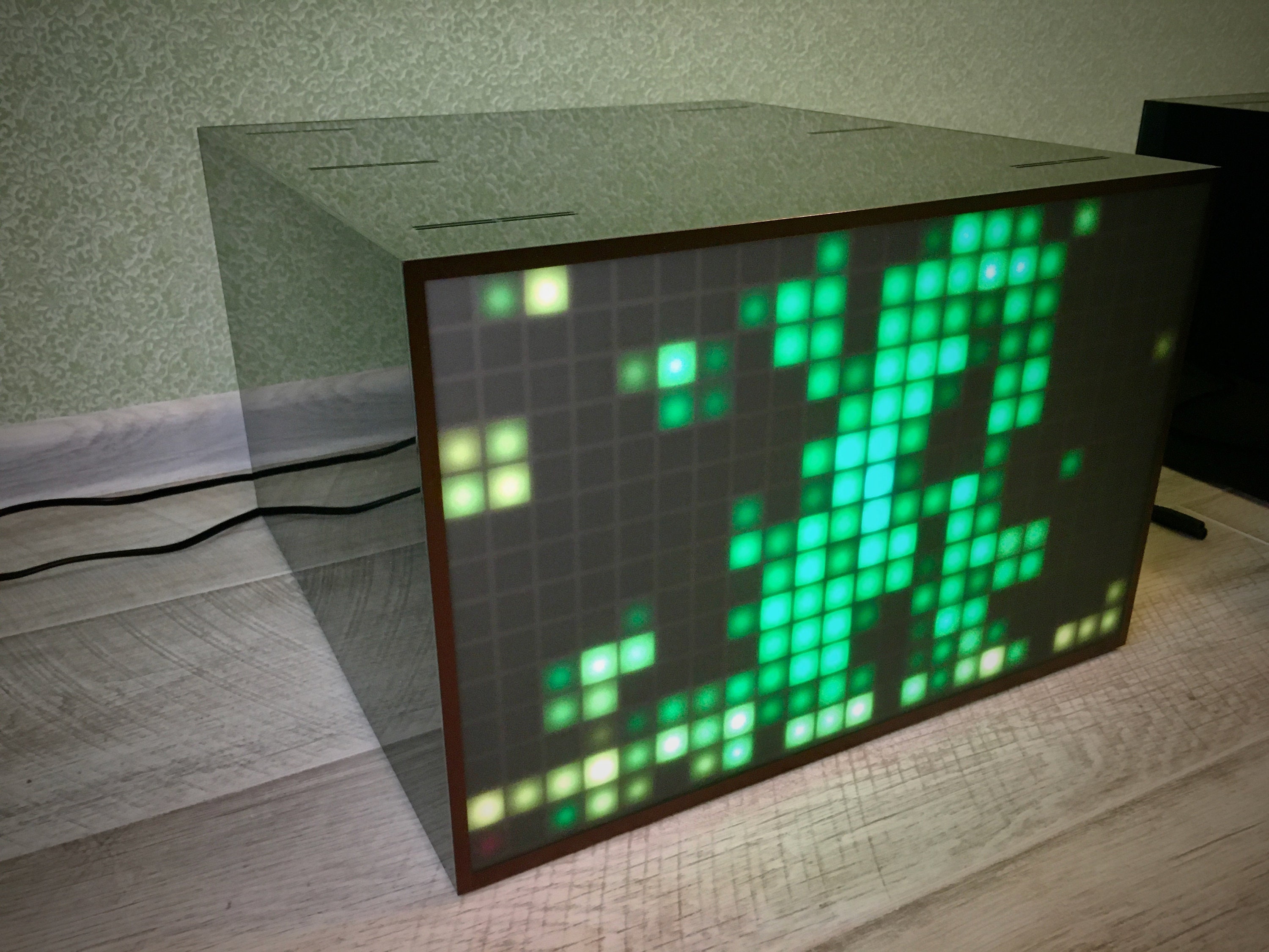 Home Theater Premium Speaker Stands Sound-reactive Led-cubes - Etsy