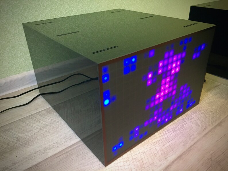 Home Theater Premium Speaker Stands Sound-reactive Led-cubes - Etsy