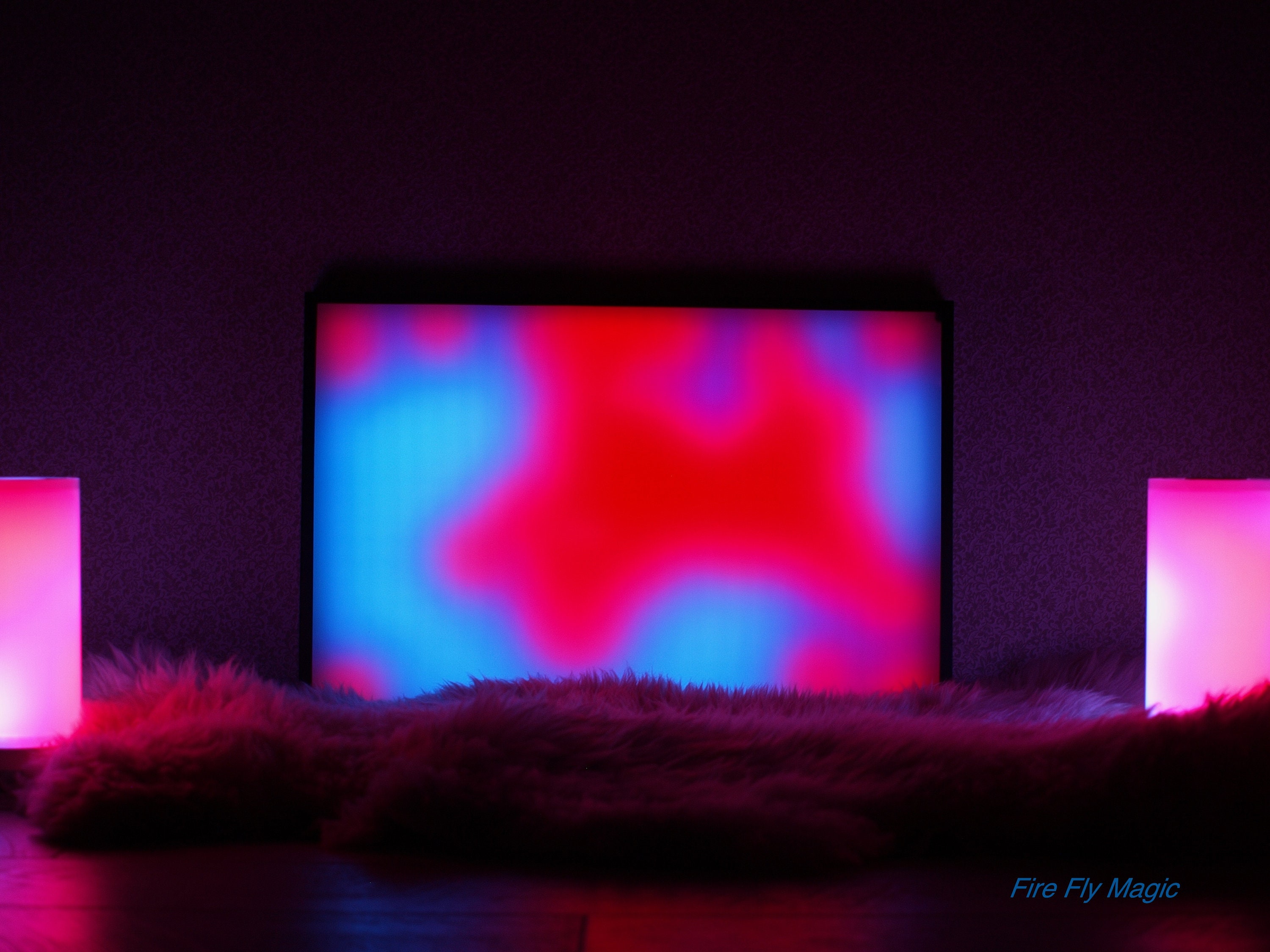 21 LED Fireplace & LED Panel With Amazing Live Animations - Etsy