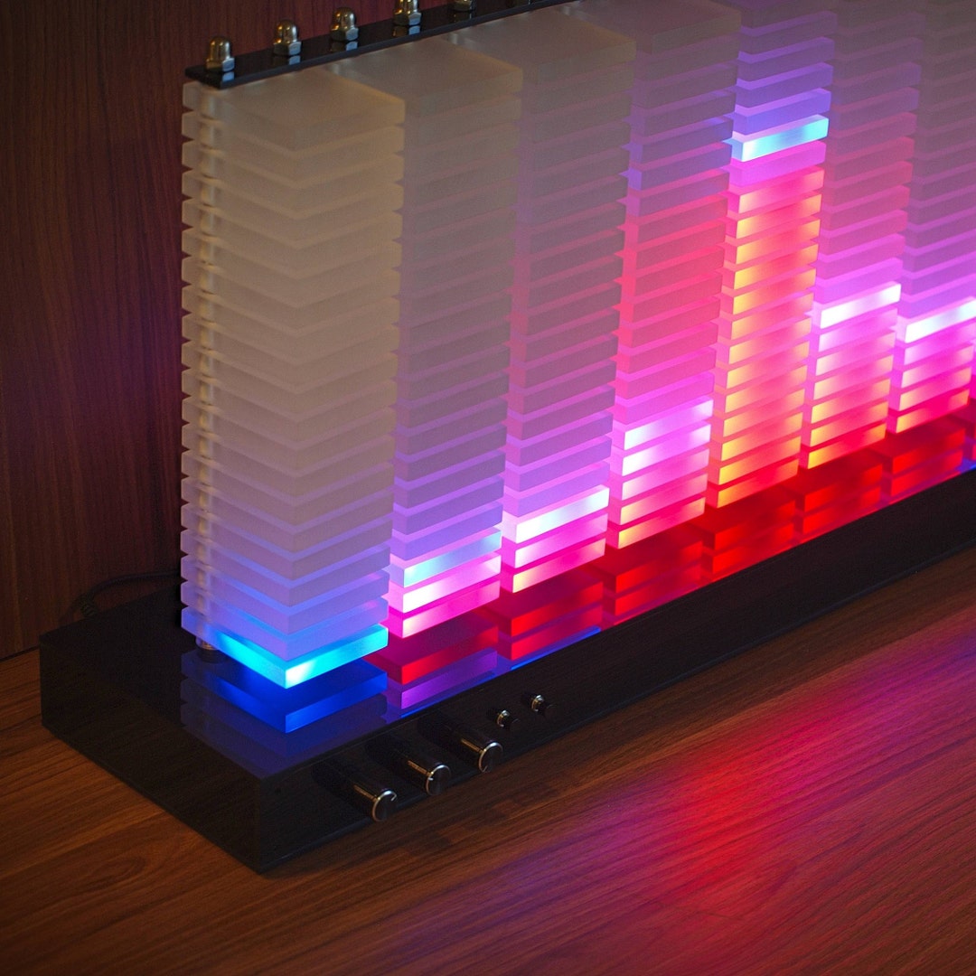 19" RGB LED Music Spectrum Analyzer With VU Meter & Remote - Etsy