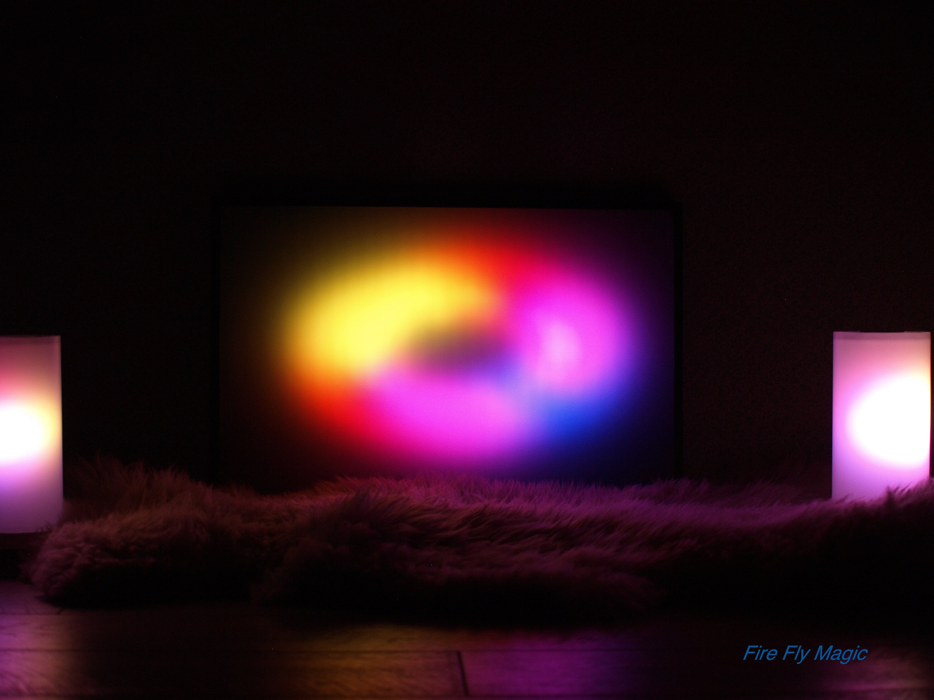 21 LED Fireplace & LED Panel With Amazing Live Animations - Etsy