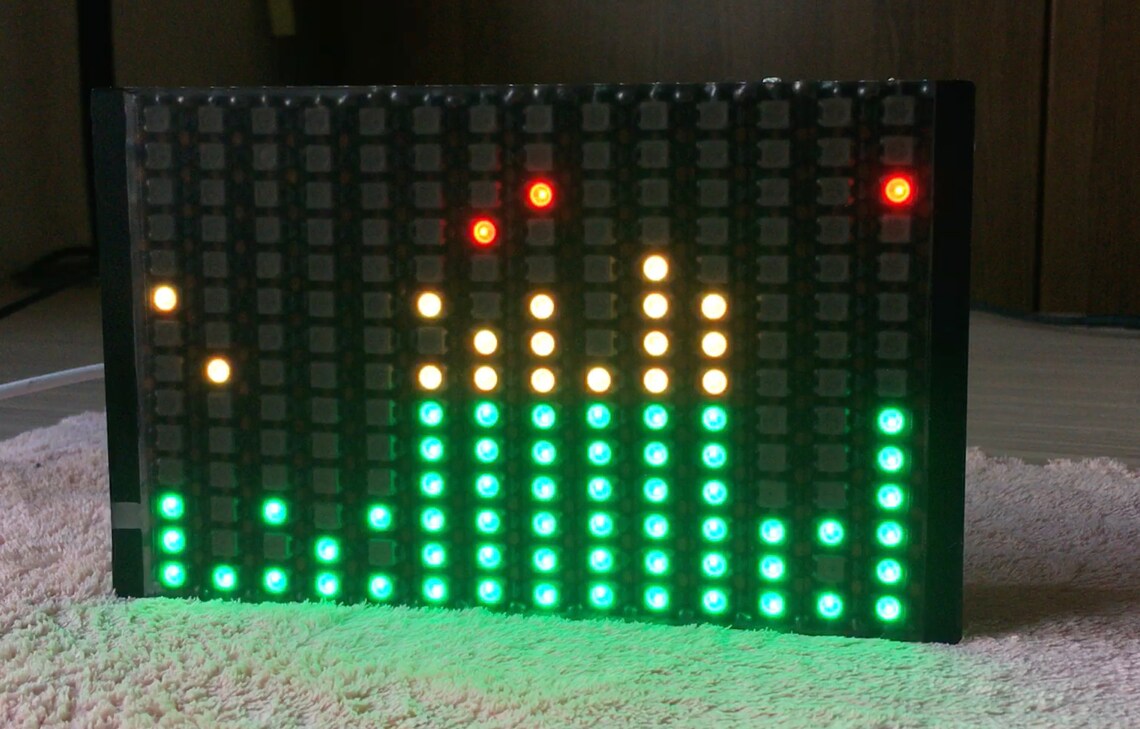 Audio Frequency LED Display. Music Visualizer. and the Story Behind It ...