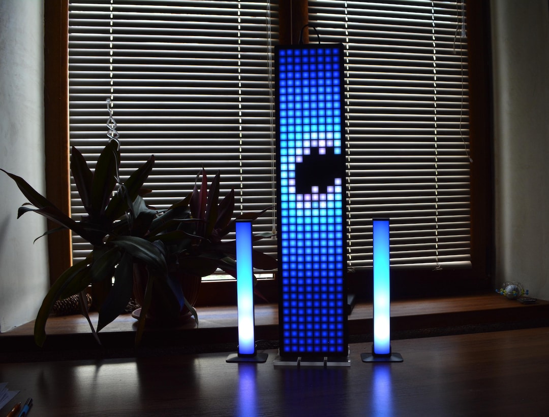 LED Light Code Trio: Music Visualizer, Sound Reactive Art - Etsy