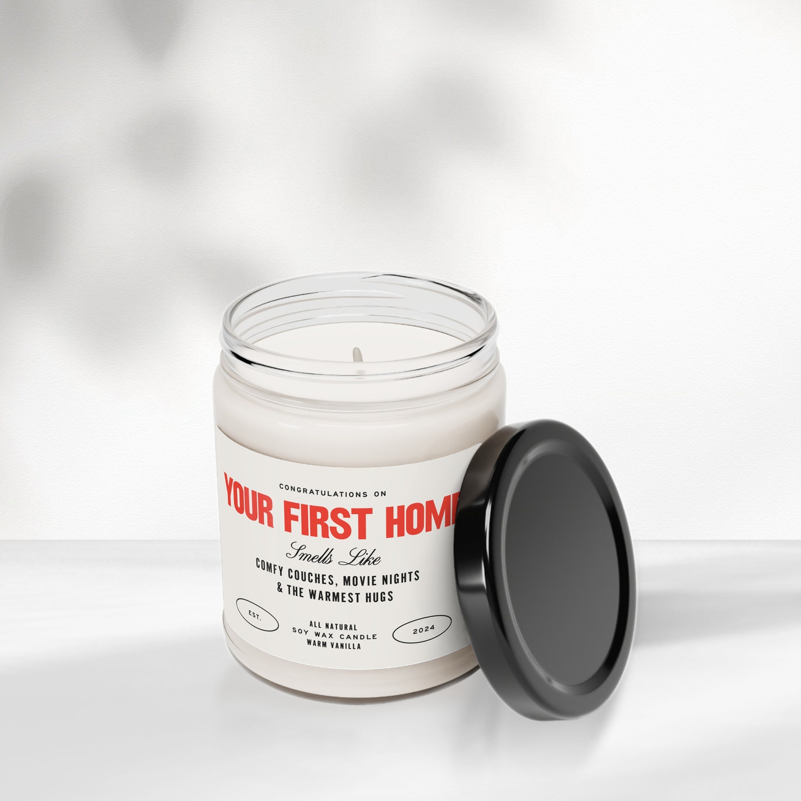 New Home Gift Candle | Housewarming Gift | Warm Vanilla Scented Soy ...