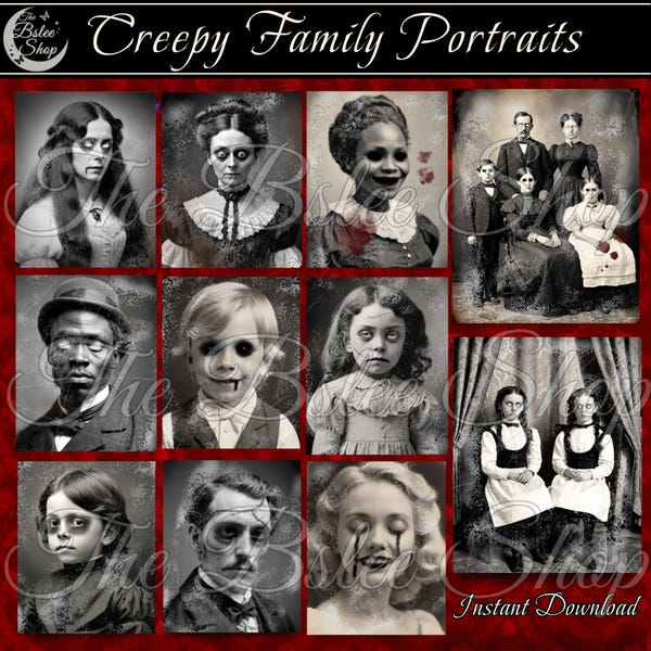 Creepy Family Photo - Etsy