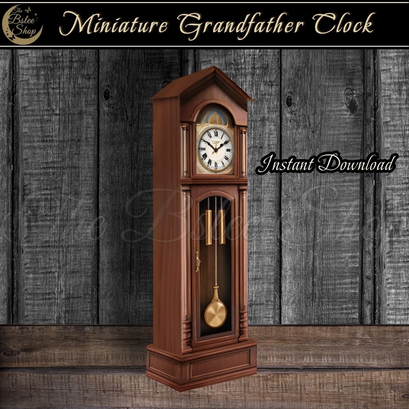 Dollhouse Clock Grandfather - Etsy
