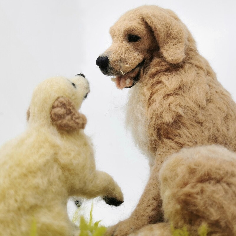 Felt Golden Retriever - Etsy