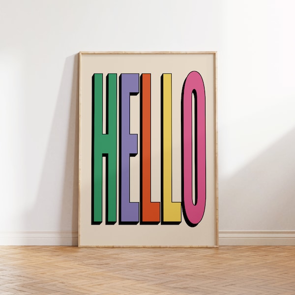 Typography Print - Etsy