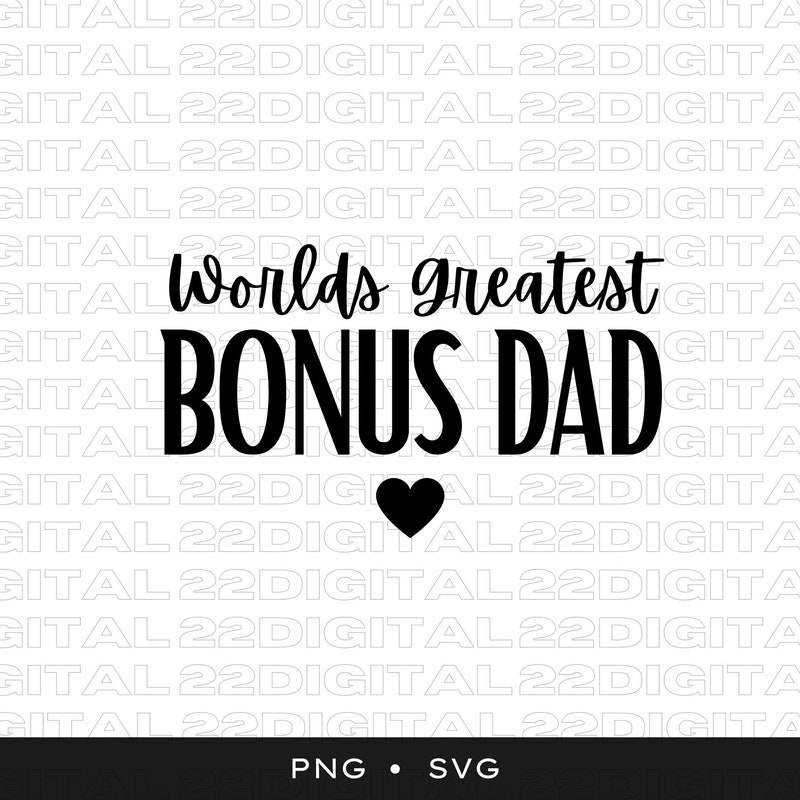 Bonus Dad Svg - Etsy