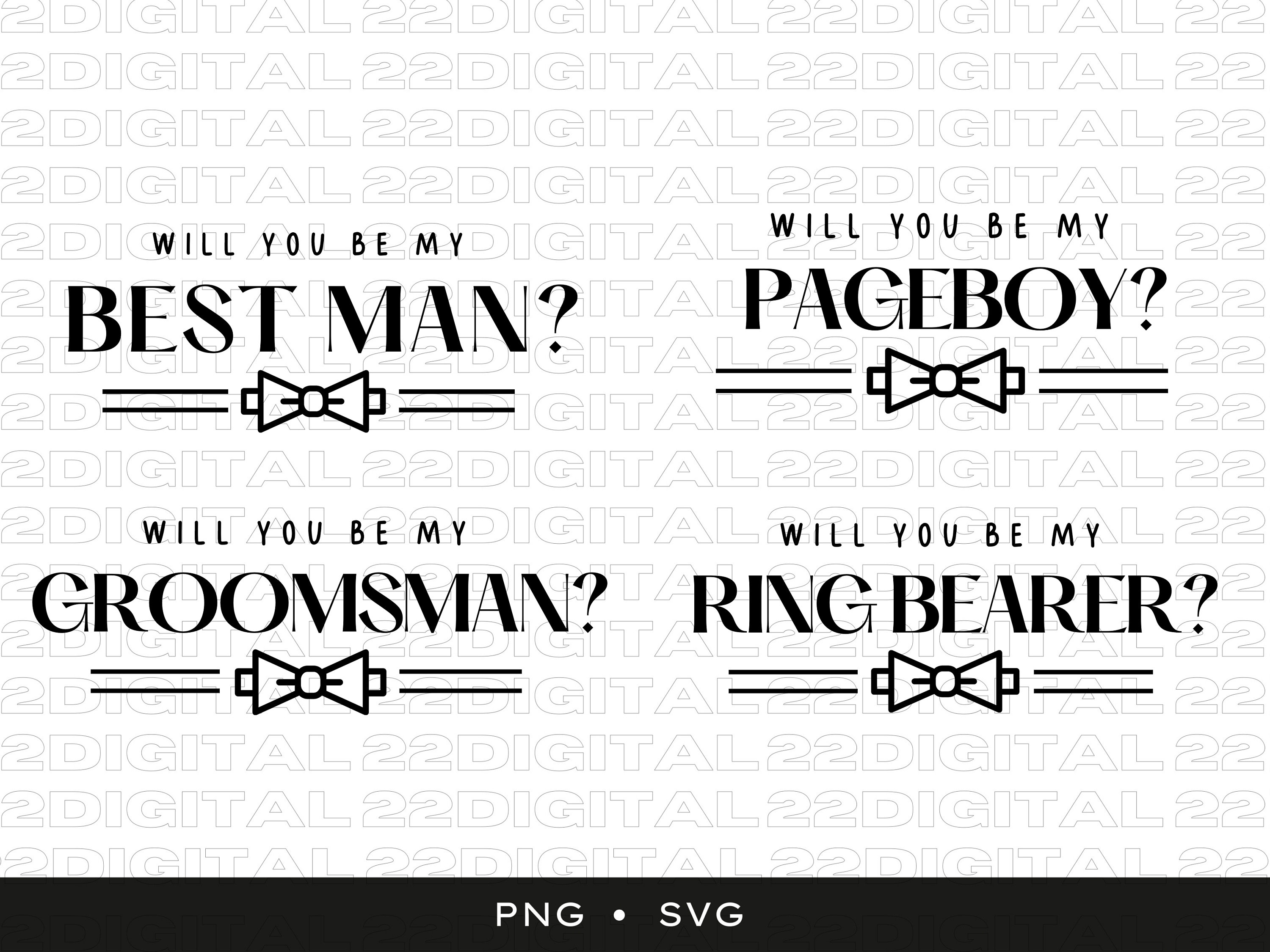 Groom Proposal Svg | Wedding Party Svg Bundle | Wedding Bundle Svg ...