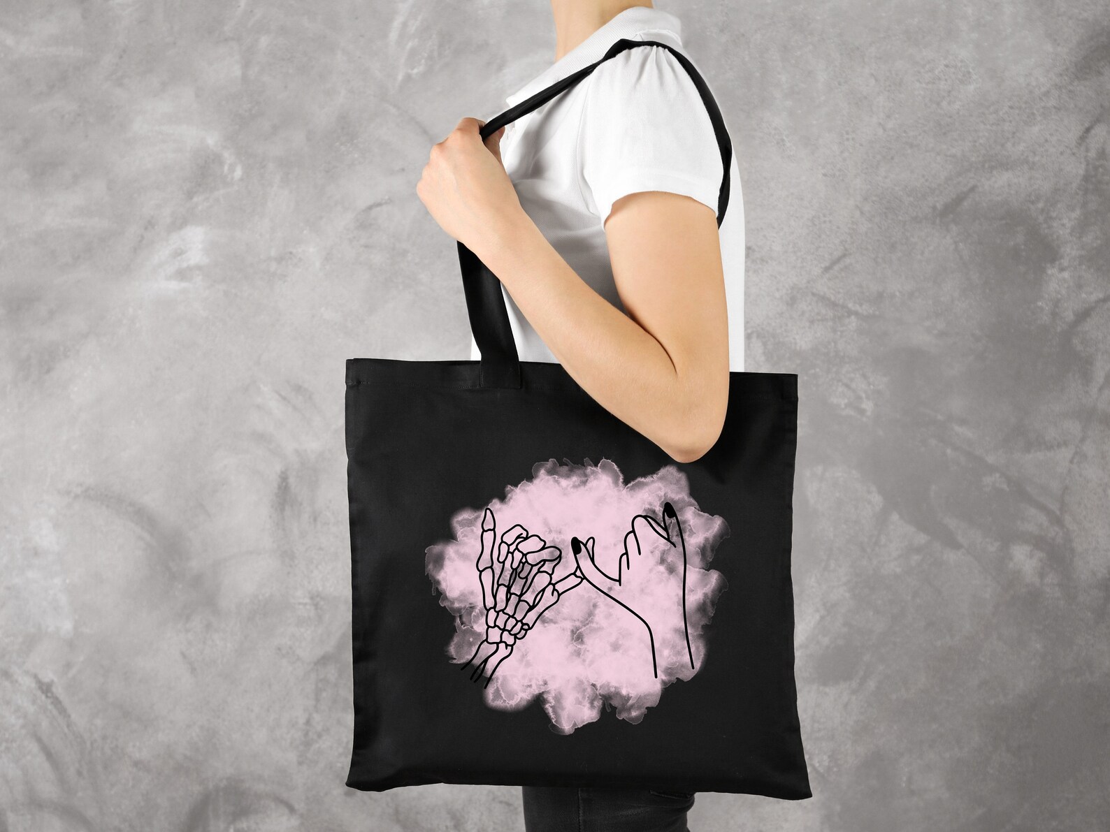 Skeleton Hands Pinky Promise SVG and PNG File Gothic Love - Etsy