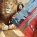 Cleopatra Tapestry for Framing: Egyptian Queen With Lion, Jacquard ...