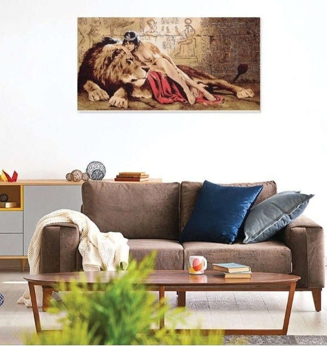 Eastern Historical Style Tapestry Wall Hanging "queen Cleopatra "45*28 ...