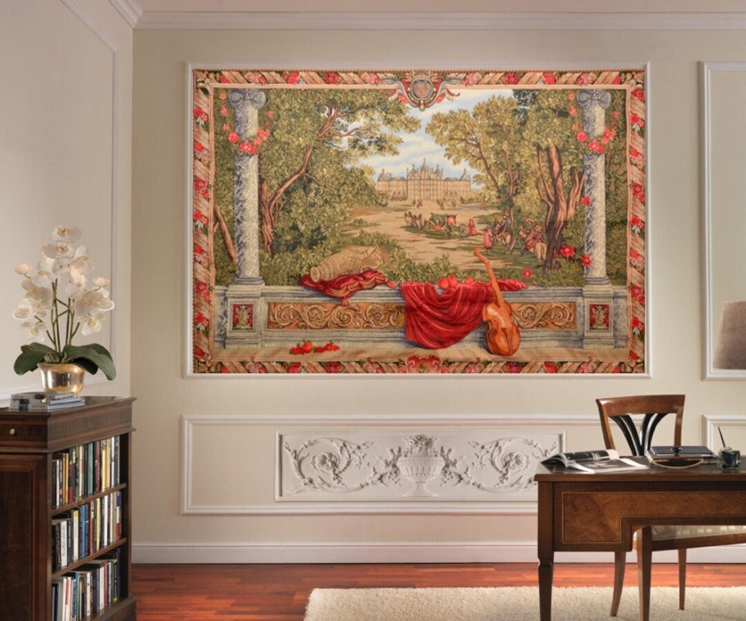 Baroque Verdure Style Tapestry Wall Hanging "violin"52*75(133*190cm ...