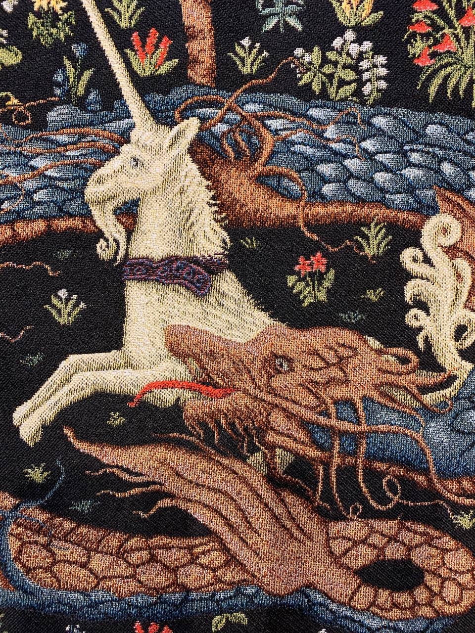 Medieval Style Tapestry for Framing unicorn and Ouroboros 2743 70 Cm ...