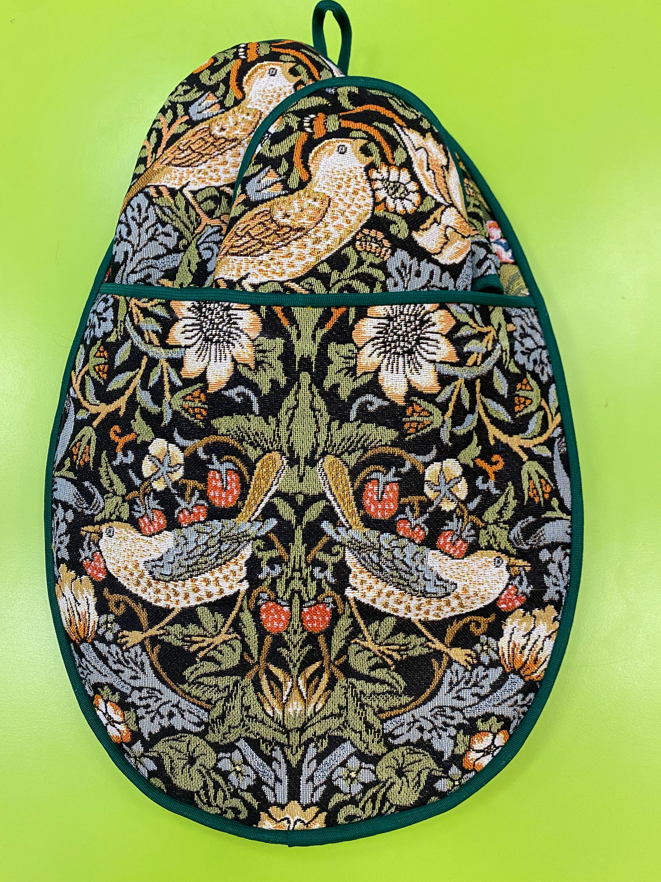 Slippers William Morris Style strawberry Thiefjacquard Woven-tapestry ...