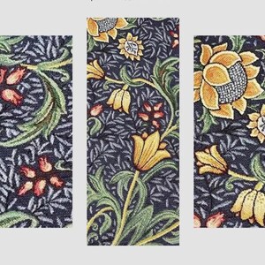 Tapestry Fabric William Morris Style "Сatchers 2"-jacquard Woven-fabric ...