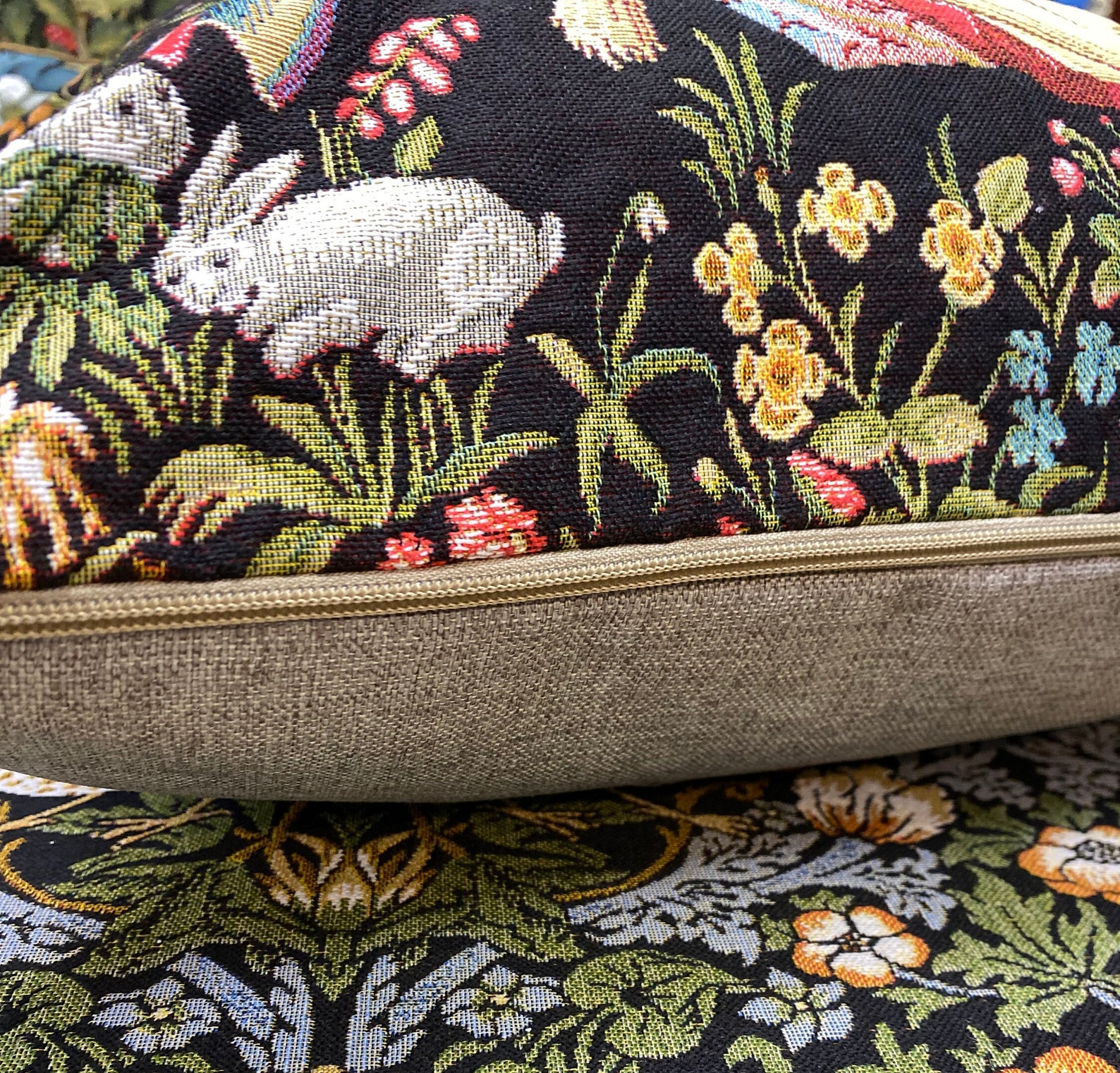 Medieval Style Tapestry Pillow Cover portrait of a Beautiful Lady1818 ...