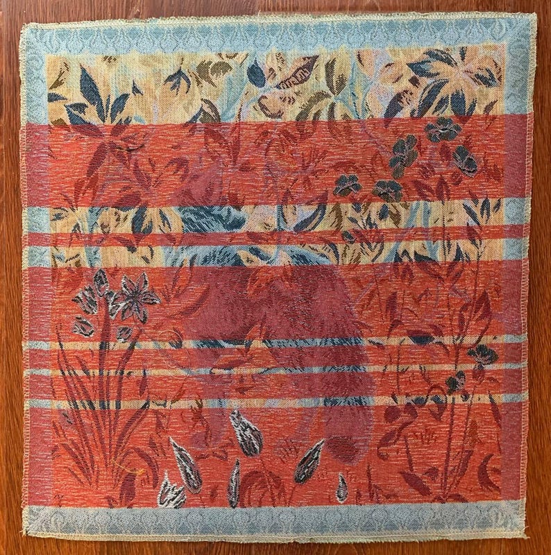 William Morris Fox Tapestry for Framing: Medieval Jacquard Woven Decor ...