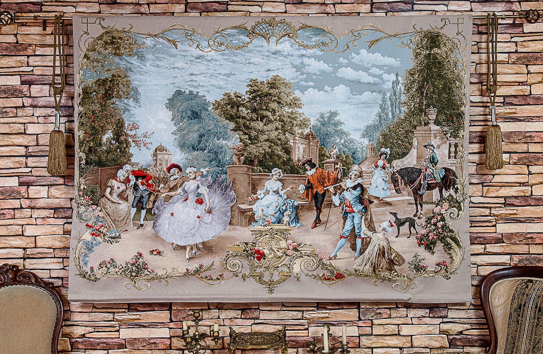 Baroque Style Tapestry Wall Hanging the Victorian Era 5573140 Cm188 ...