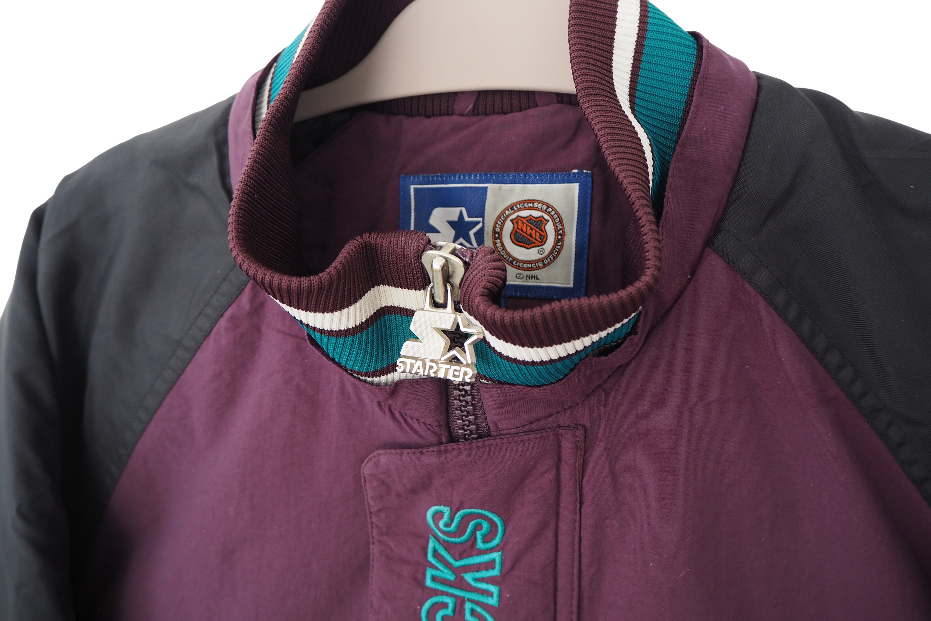 Vintage MIGHTY DUCKS Anaheim Starter Anorak Jacket Size M 90s - Etsy