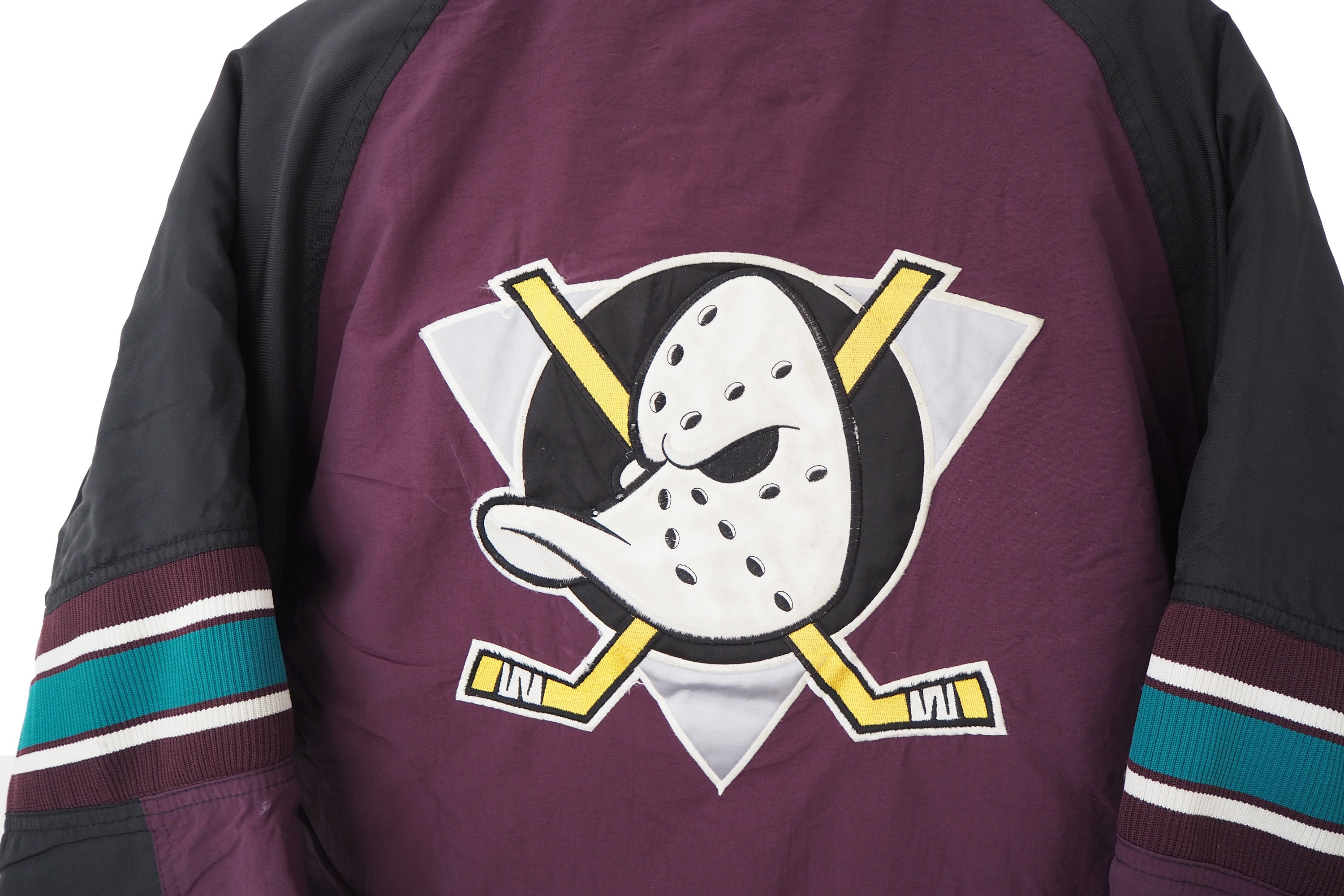 Vintage MIGHTY DUCKS Anaheim Starter Anorak Jacket Size M 90s - Etsy