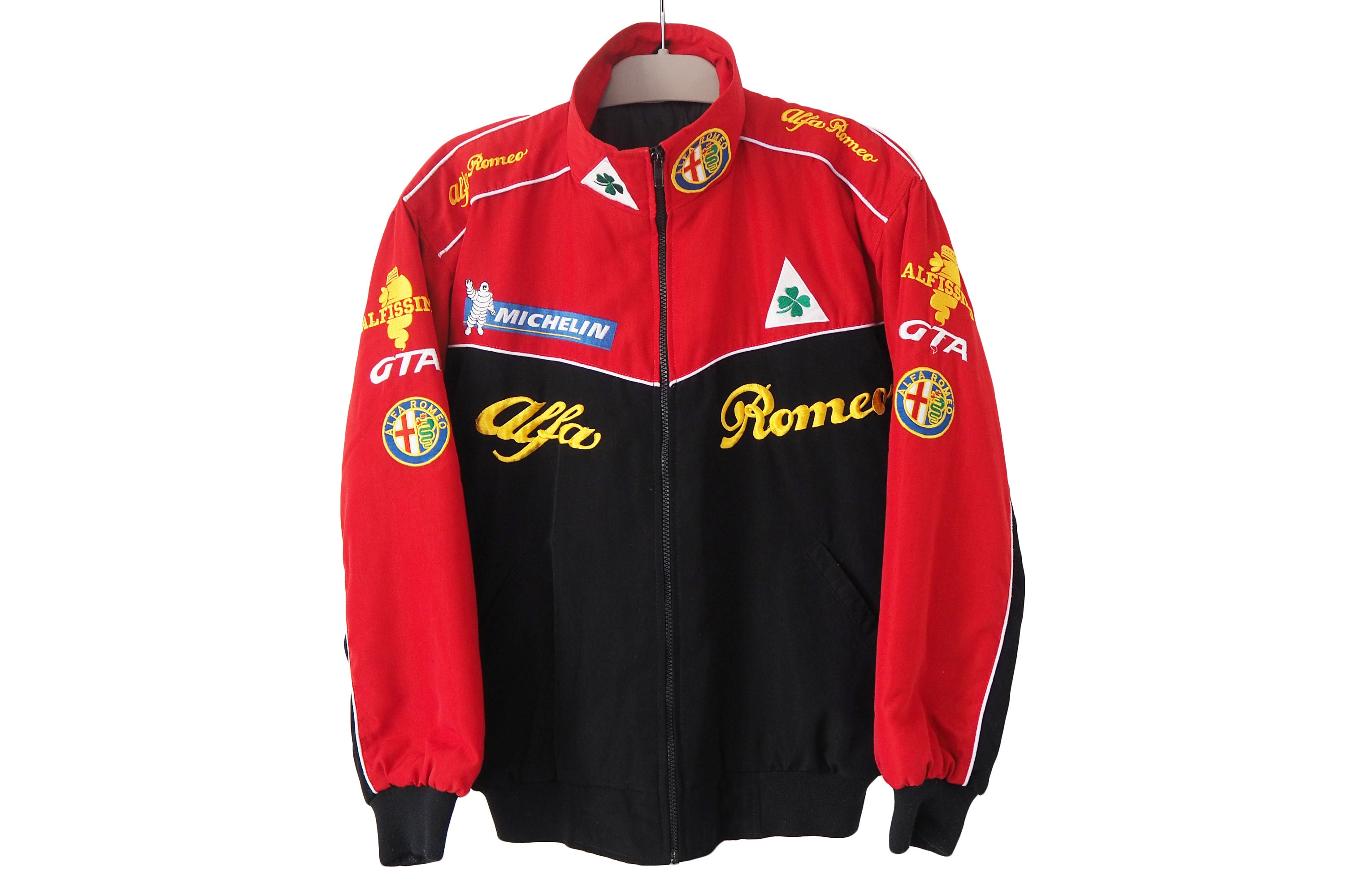 Vintage ALFA ROMEO Racing Team Jacket Full Zip Size S - Etsy