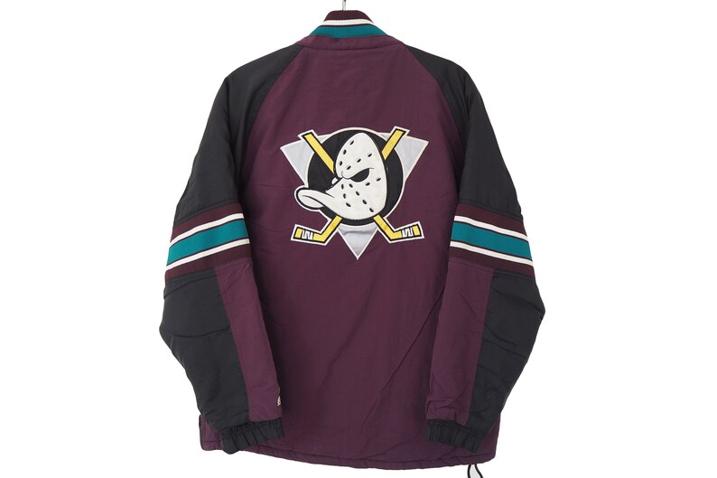 Vintage MIGHTY DUCKS Anaheim Starter Anorak Jacket Size M 90s - Etsy