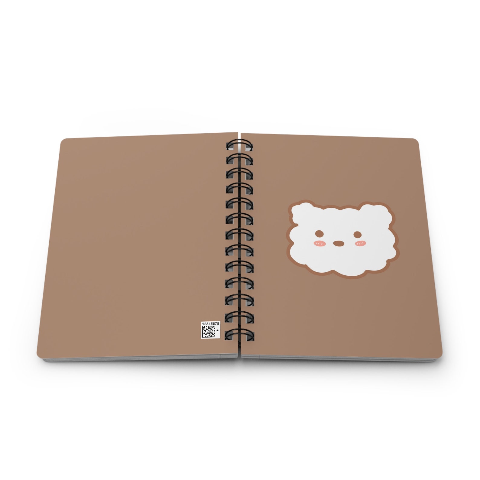 Simple Bear Kawaii Spiral Bound Journal, Cute Lined Notebook for School ...