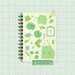 Cute Green Froggy Daily Planner Notes Post-it Note Pads, 4x6 Notepad ...