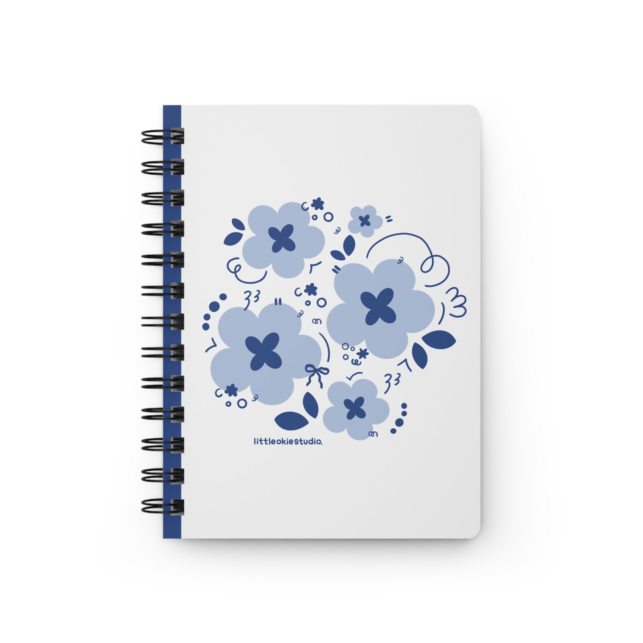 May Flowers Cute Kawaii Notebook Spiral Bound Journal, Cute Lined ...