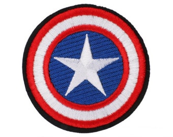Captain America Shield Patch - Etsy