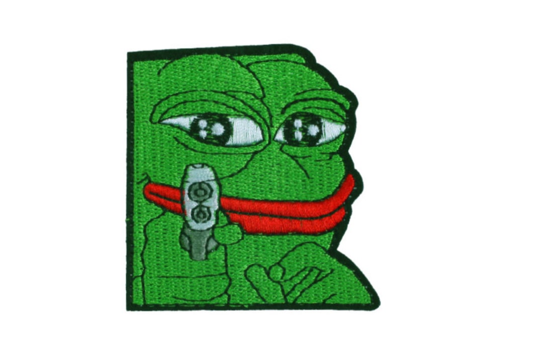 Pepe The Frog With A Gun Bügelbild Aufnäher Emblem - Etsy.de