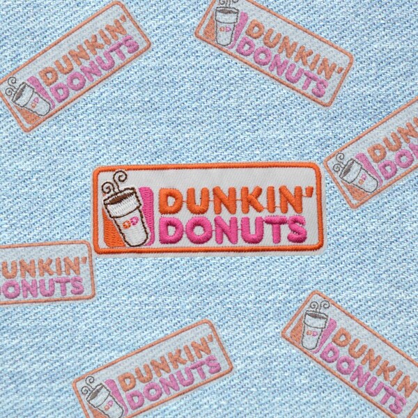 Dunkin Donuts Iron on Logo - Etsy