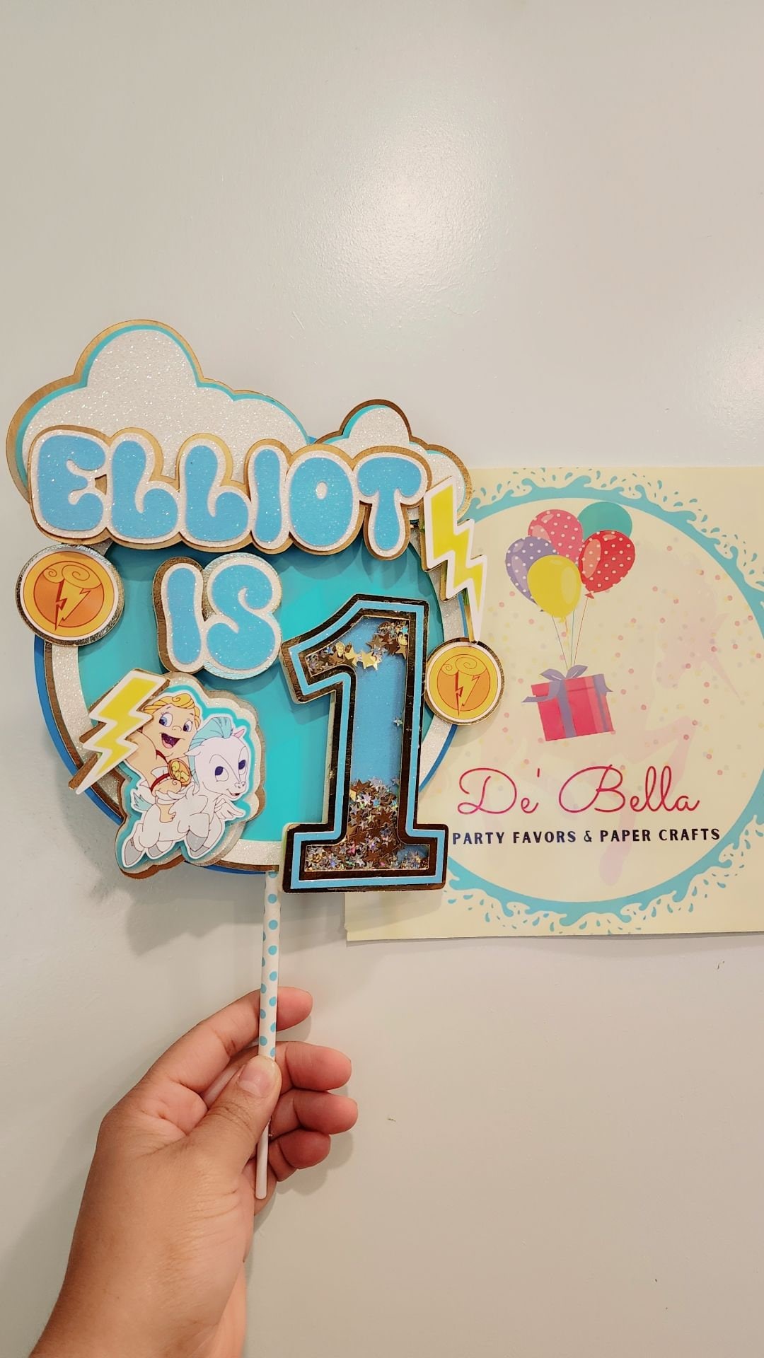 Baby Hercules and Pegasus Cake Topper, Hercules Baby Party Favors - Etsy