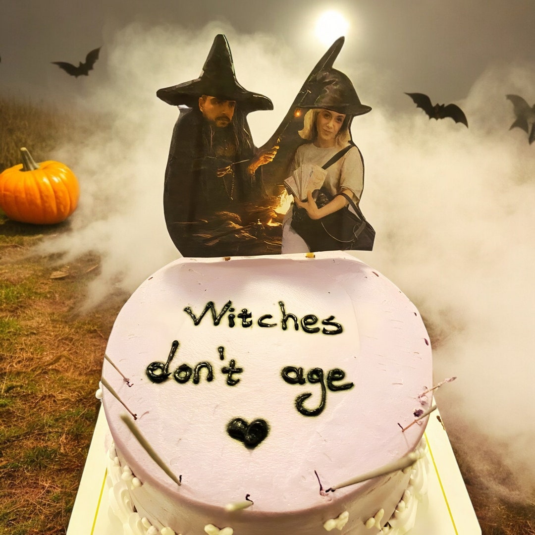 Custom Cake Topper, Personalized Cake Topper With Photo, Halloween ...