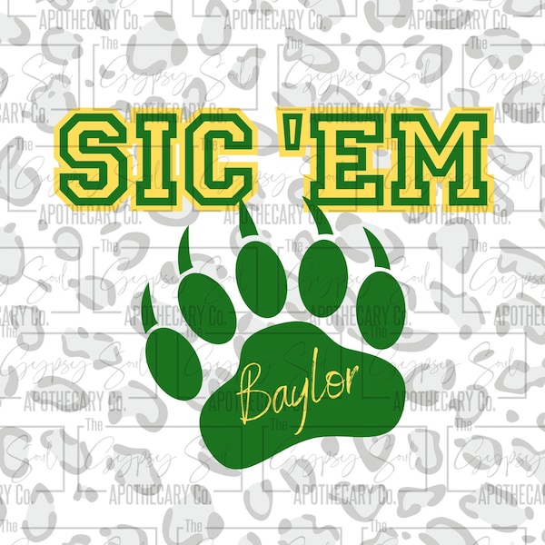 Baylor Embroidery - Etsy