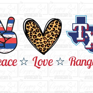 Peace Love Rangers PNG - Etsy