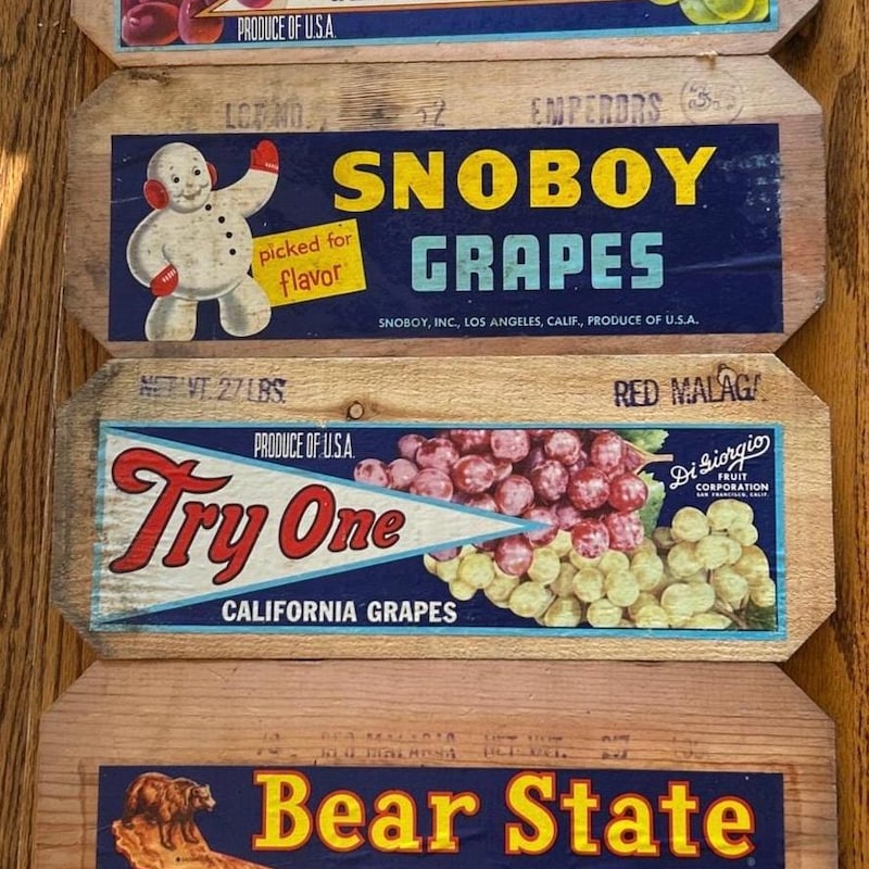 California Wooden Crate - Etsy