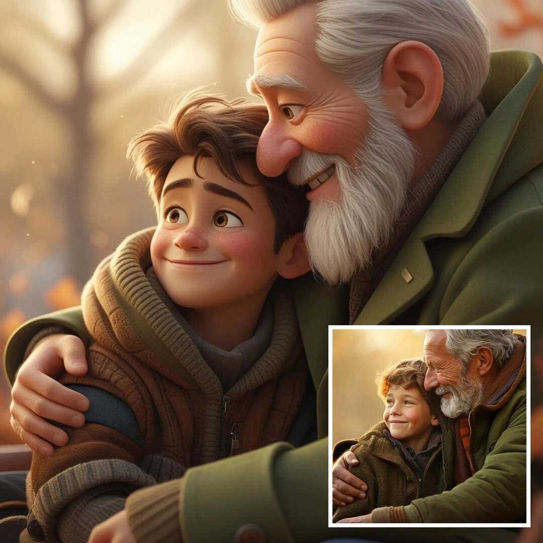 Personalized Family Cartoon Portrait, Custom Cartoon From Photo ...