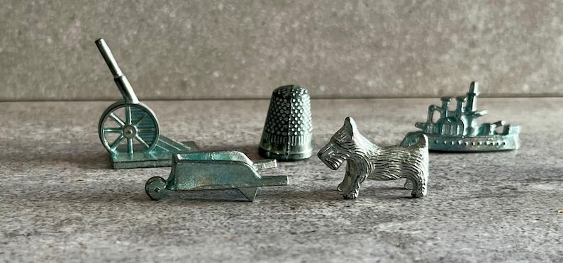 Vintage to Now Monopoly Game Pieces, Tokens, Markers. Price is for Each ...