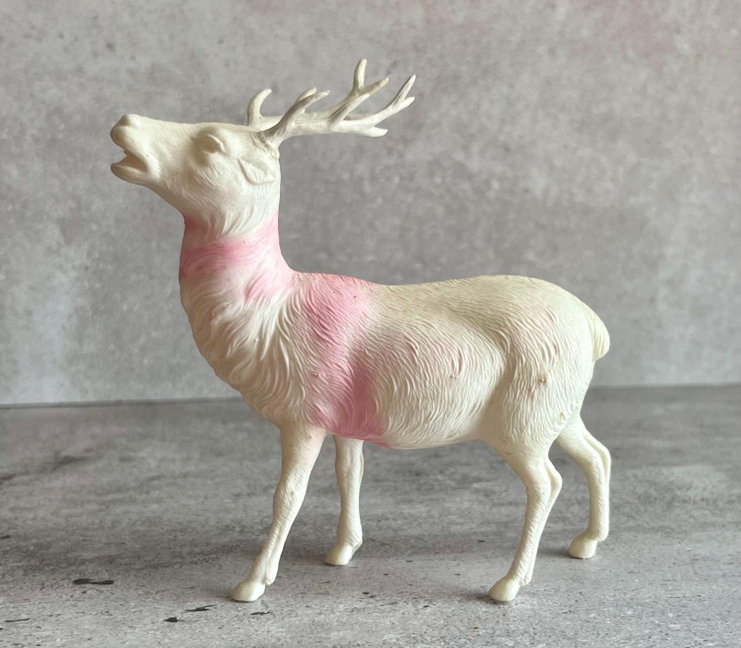 Vintage Celluloid Plastic Reindeer. Mid Century 1930’s-50’s. - Etsy